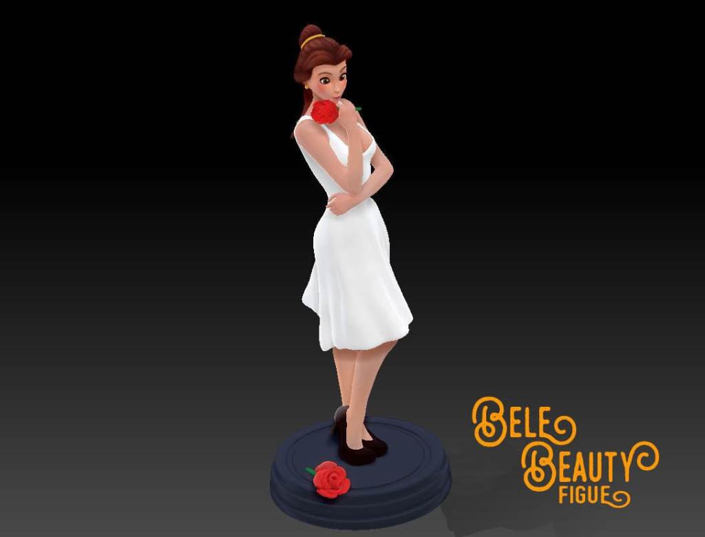 Belle beauty 3d printing stl files - 3D PRINT MAKER CLUB