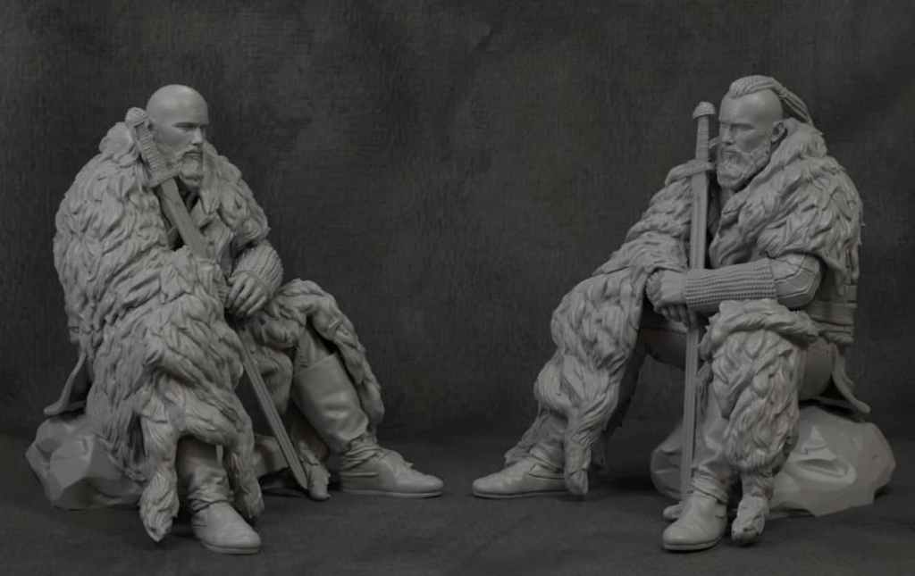 Bjorn Ironside vikings 3d printing stl files - 3D PRINT MAKER CLUB