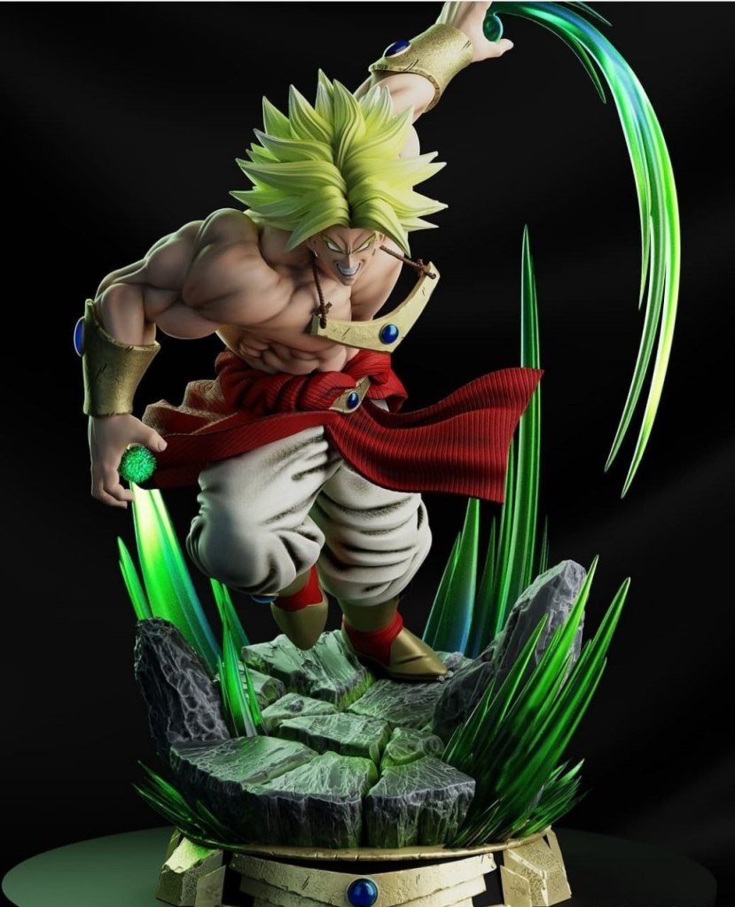 Broly 3d printing stl files - 3D PRINT MAKER CLUB