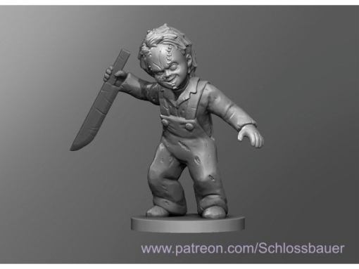 Chucky 3d print stl files - 3D PRINT MAKER CLUB