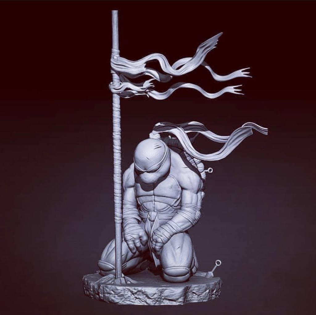 Donatello Defeated TMNT 3d print stl files - 3D PRINT MAKER CLUB