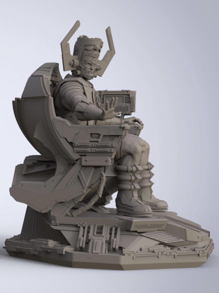 Galactus on throne 3d printing stl files - 3D PRINT MAKER CLUB