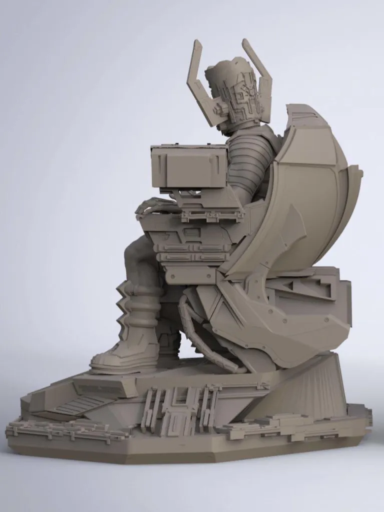 Galactus on throne 3d printing stl files - 3D PRINT MAKER CLUB