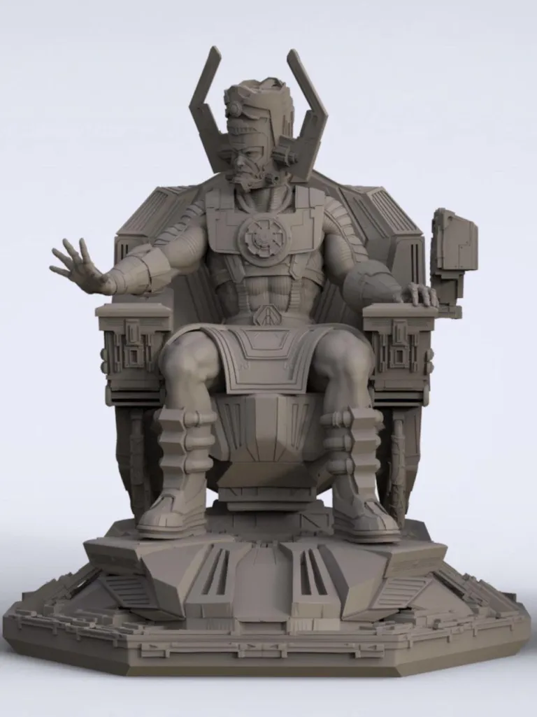Galactus on throne 3d printing stl files - 3D PRINT MAKER CLUB