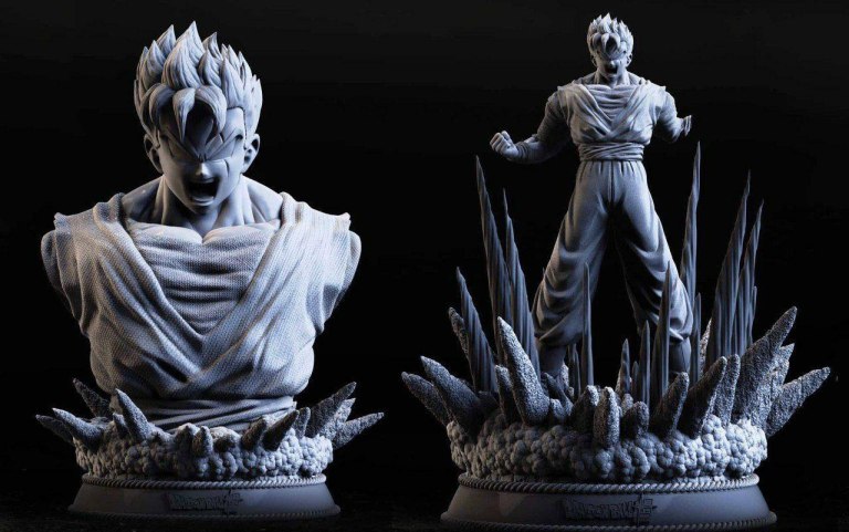 Gohan stl files for 3d printing model - 3D PRINT MAKER CLUB