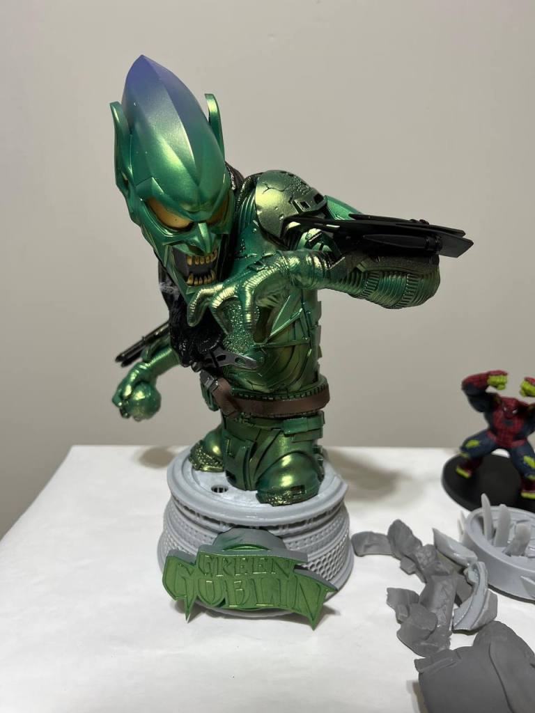 Green goblin stl files for 3d printing - 3D PRINT MAKER CLUB