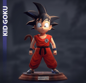Kid goku 3D Printing stl files - 3D PRINT MAKER CLUB