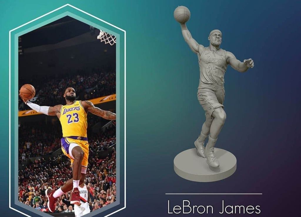Lebron James stl files for 3d printing - 3D PRINT MAKER CLUB