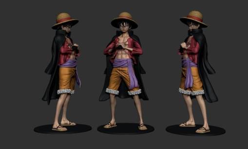 Luffy one piece 3d printing stl files - 3D PRINT MAKER CLUB