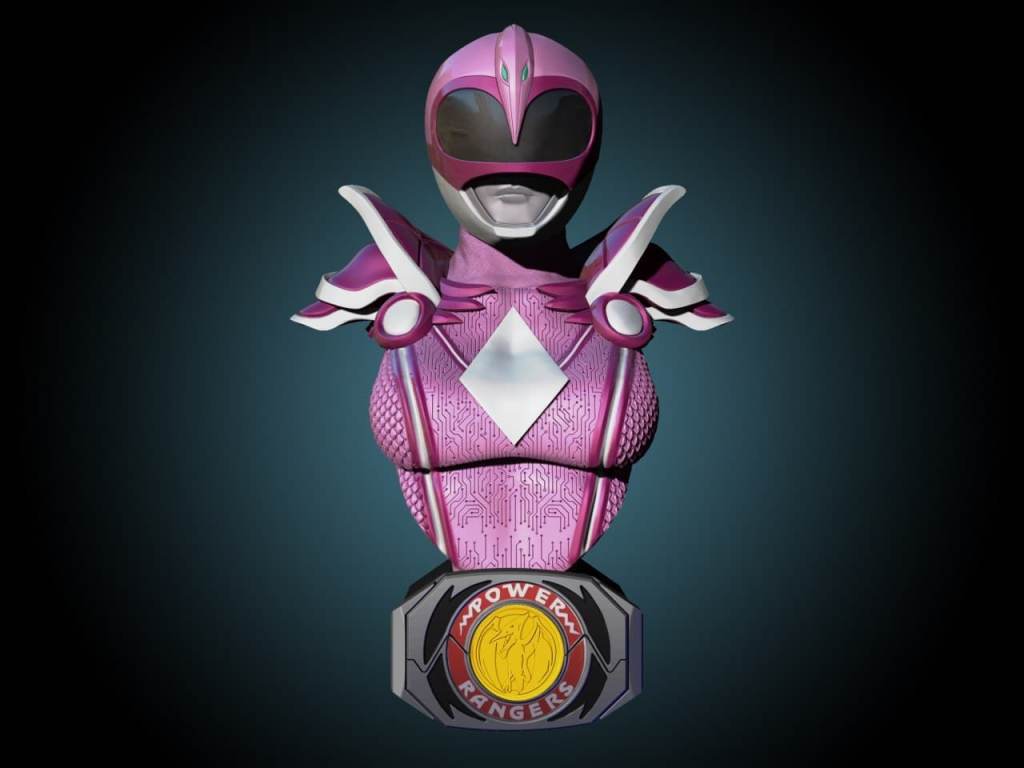 Power rangers bust pack 3d printing stl files - 3D PRINT MAKER CLUB