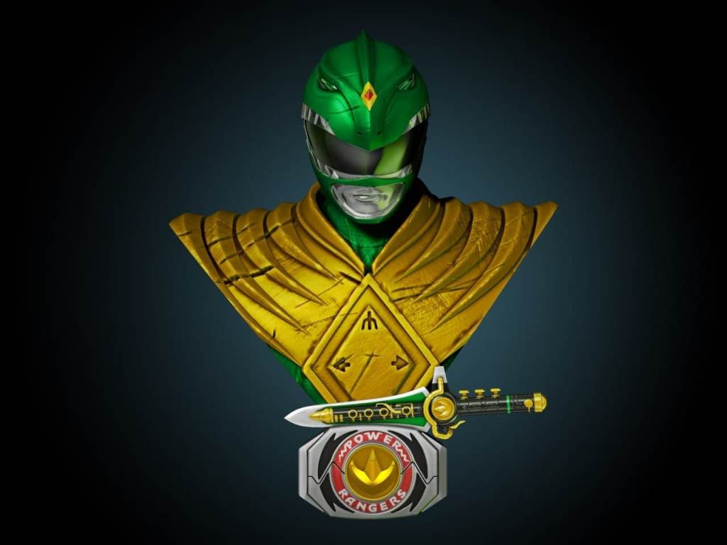 Power rangers bust pack 3d printing stl files - 3D PRINT MAKER CLUB