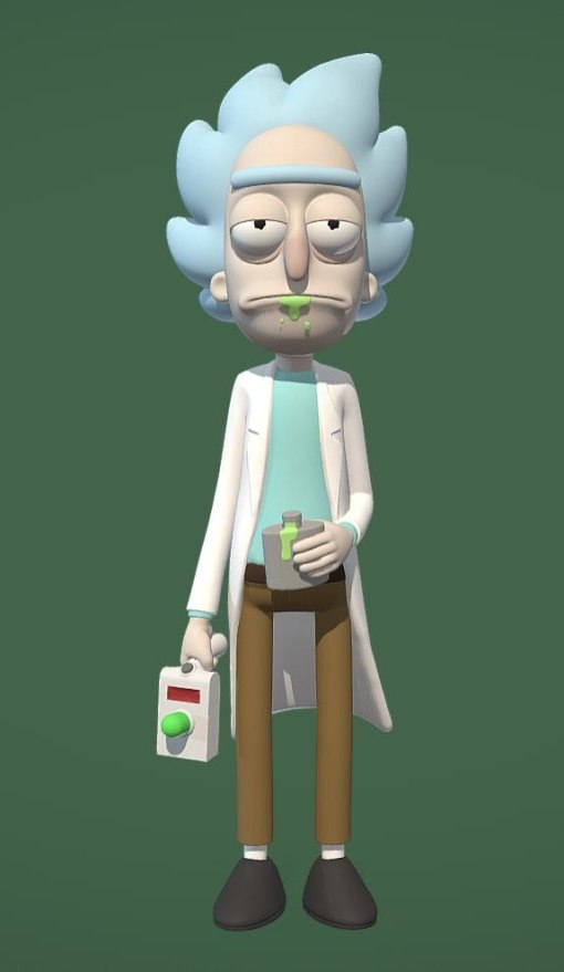 Rick sanchez 3d printing stl files - 3D PRINT MAKER CLUB