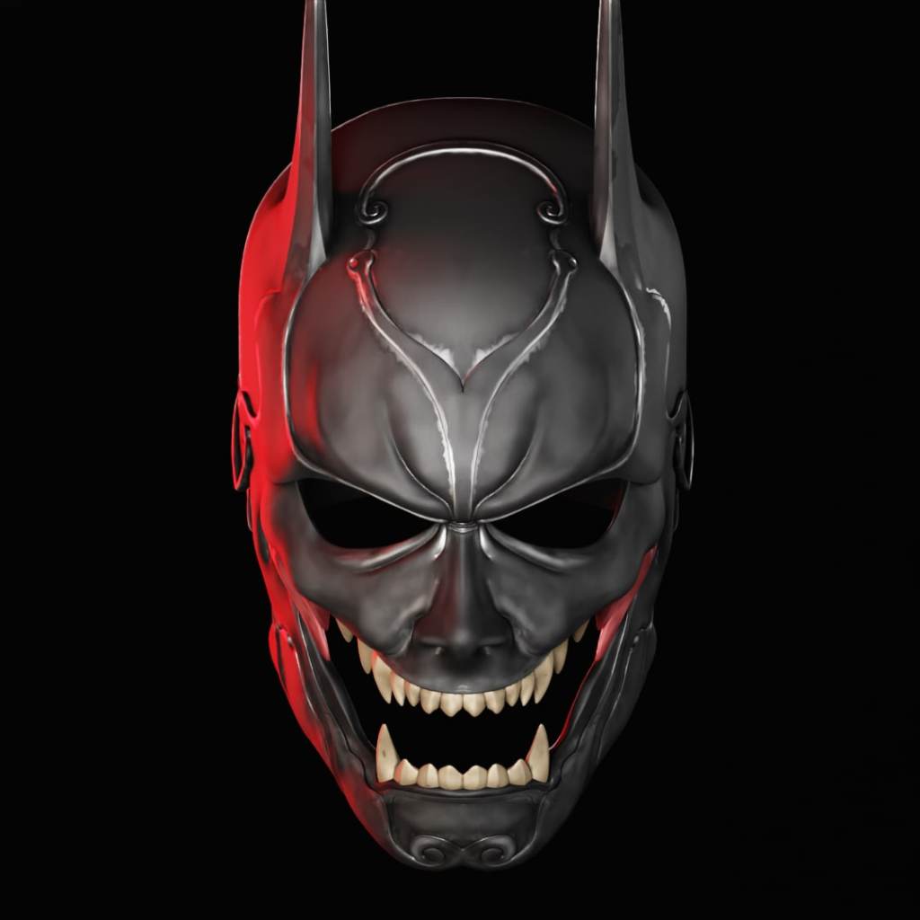 Samurai bat Helmet stl files for 3d printing cosplay models - 3D PRINT ...