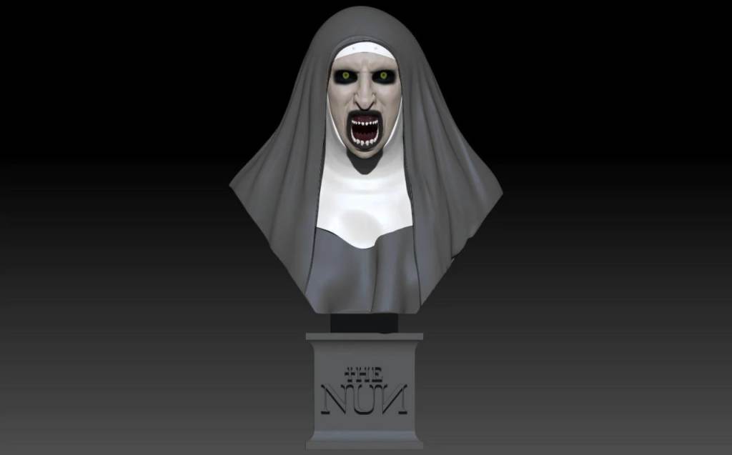 The Nun bust 3d printing stl files - 3D PRINT MAKER CLUB