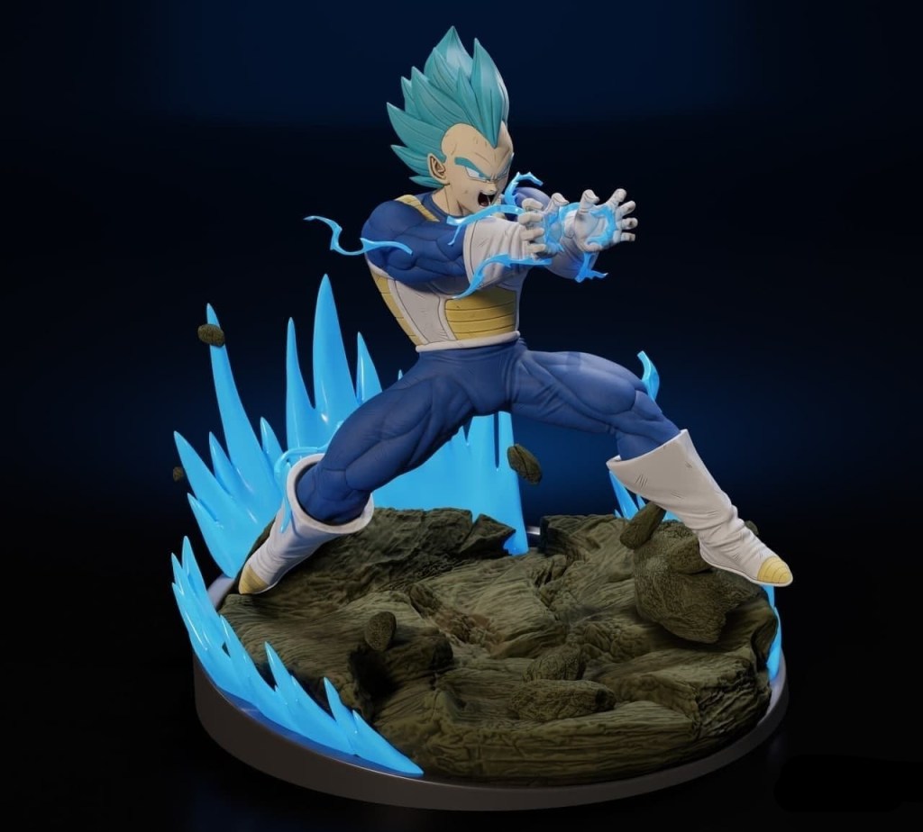 Vegeta Stl files for 3d printing - 3D PRINT MAKER CLUB