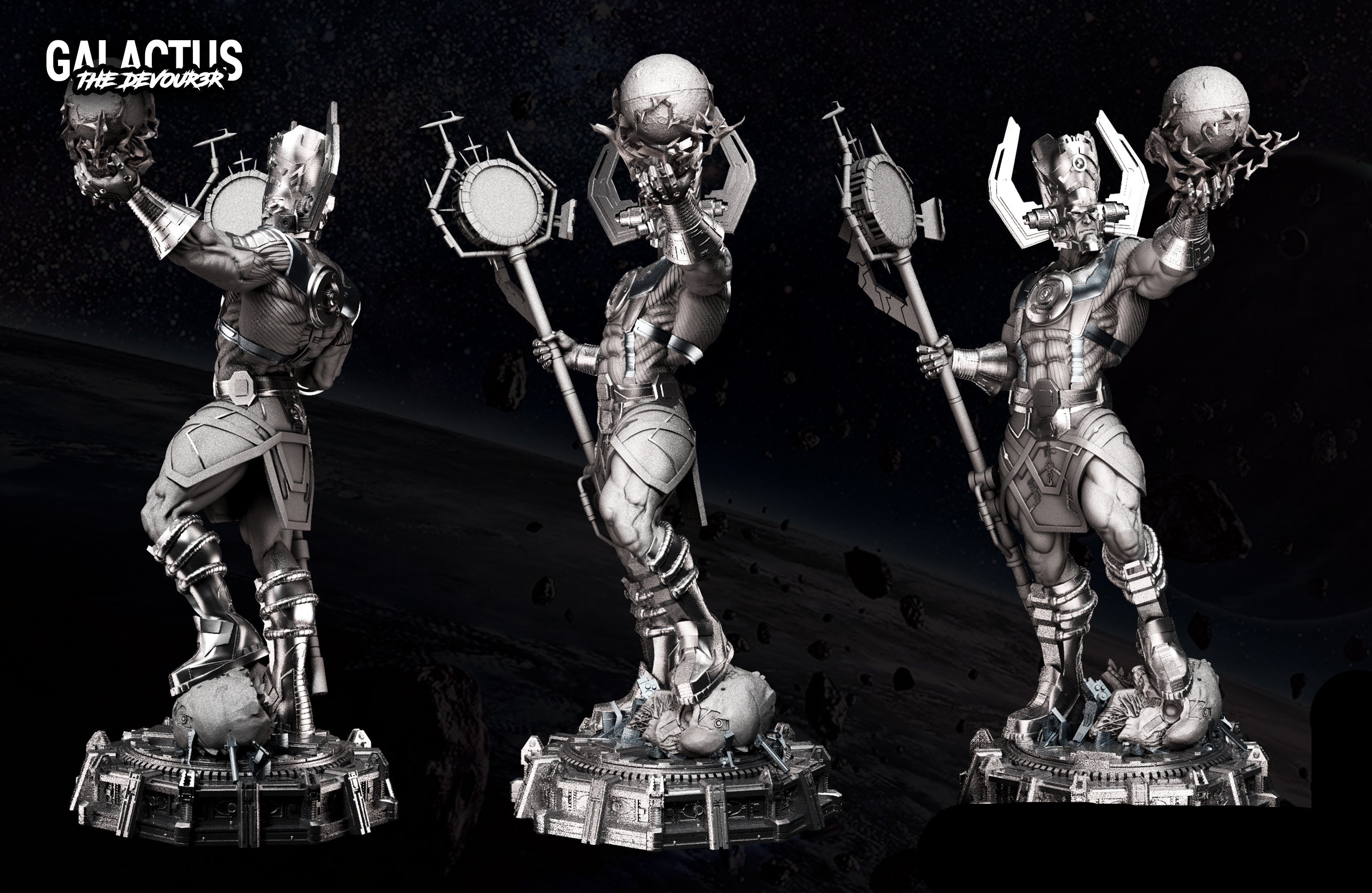 Galactus 3d printing stl files - 3D PRINT MAKER CLUB