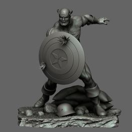 Captain america classic 3d printing stl files - 3D PRINT MAKER CLUB