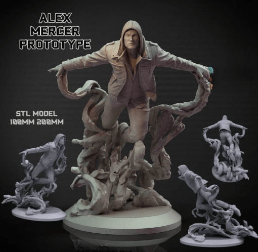 Alex Mercer Prototype 3d printing stl files