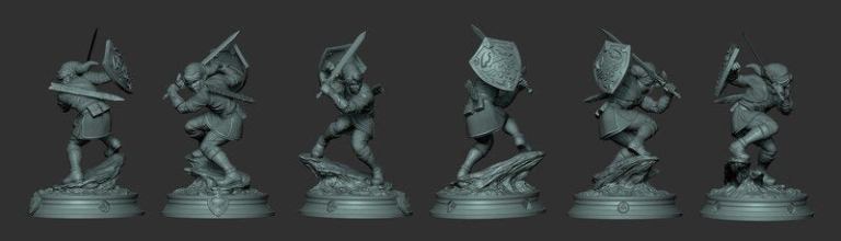 zelda link 3d printing stl files - 3D PRINT MAKER CLUB