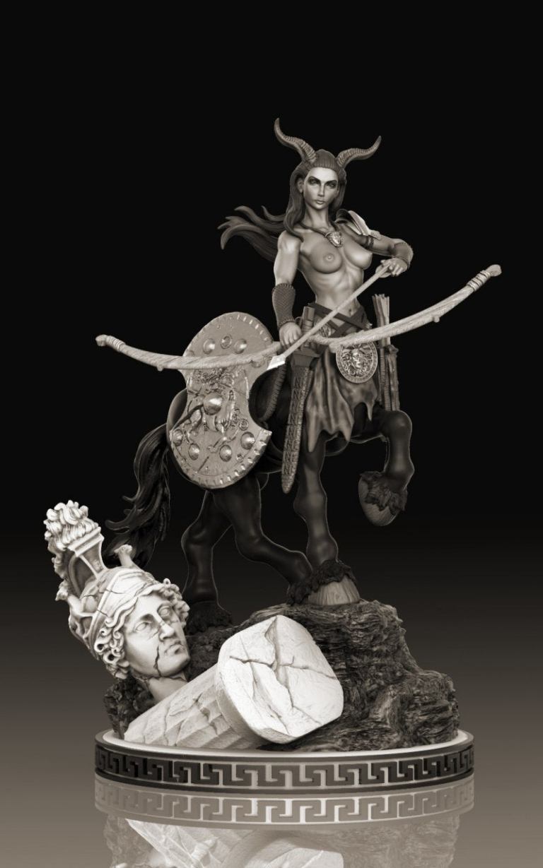 Centaur Archer stl for 3d printing - 3D PRINT MAKER CLUB