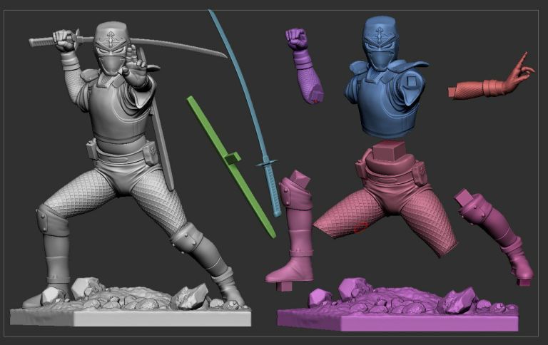 Ninja Jiraya 3d printing stl files and 3d models - 3D PRINT MAKER CLUB
