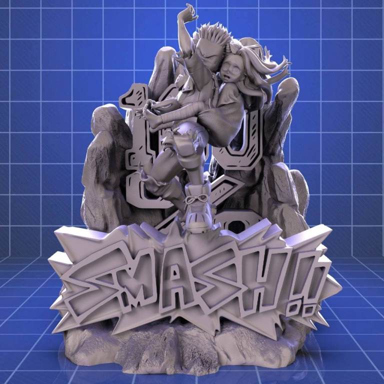 Deku Eri Hero Academia 3d printing stl files - 3D PRINT MAKER CLUB
