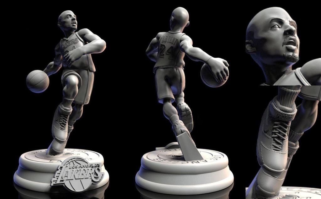 Kobe Bryant 3d printing stl files - 3D PRINT MAKER CLUB