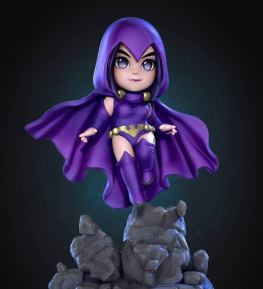 Raven chibi 3d print stl files - 3D PRINT MAKER CLUB