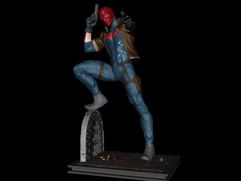 Red Hood 3d print stl files - 3D PRINT MAKER CLUB