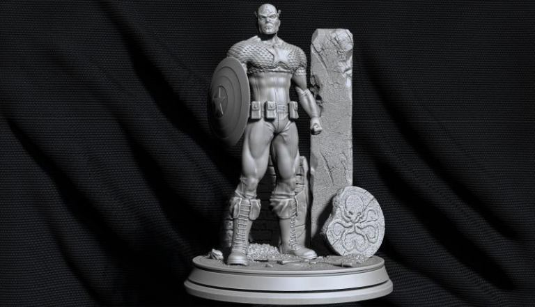Captain America stl files for 3d printing - 3D PRINT MAKER CLUB