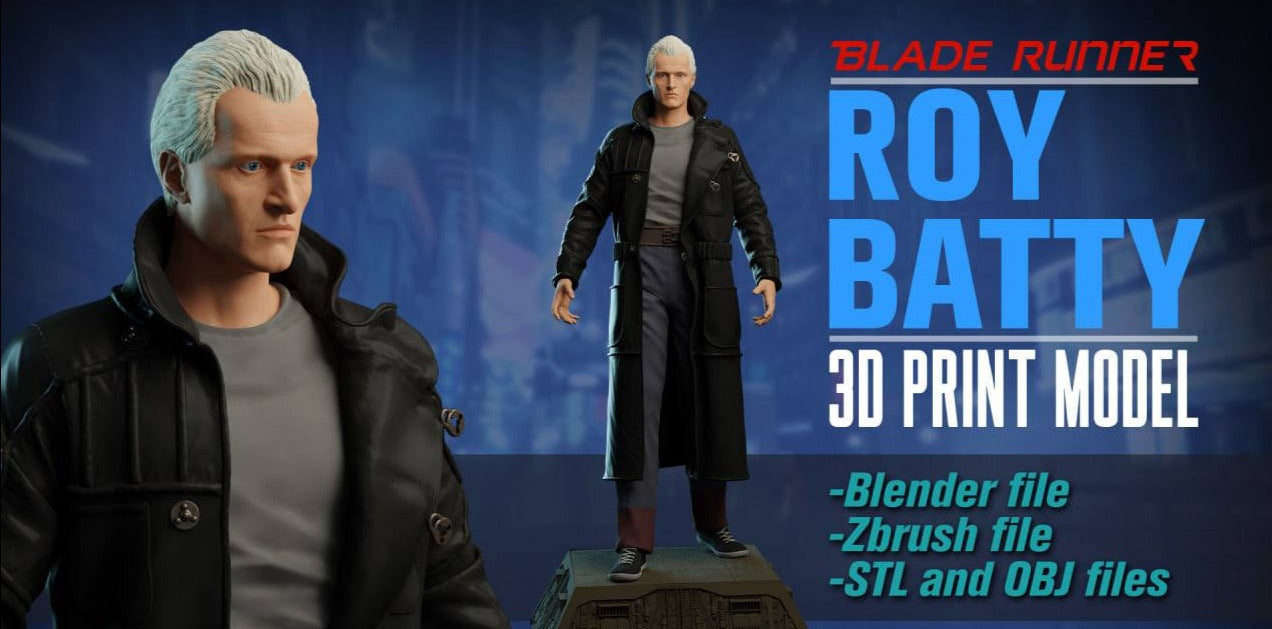 Roy Batty Blade runner 3d print stl files - 3D PRINT MAKER CLUB