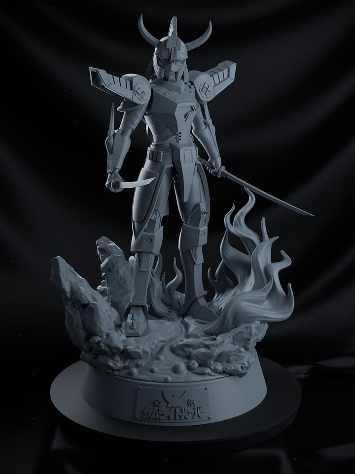 Ryo sanada the wildfire Ronin Warriors Stl files for 3d printing
