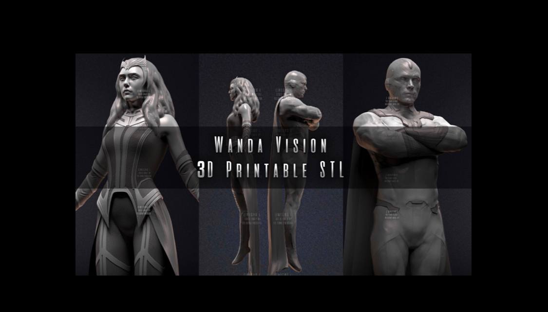 Wanda vision 3d printing stl files - 3D PRINT MAKER CLUB