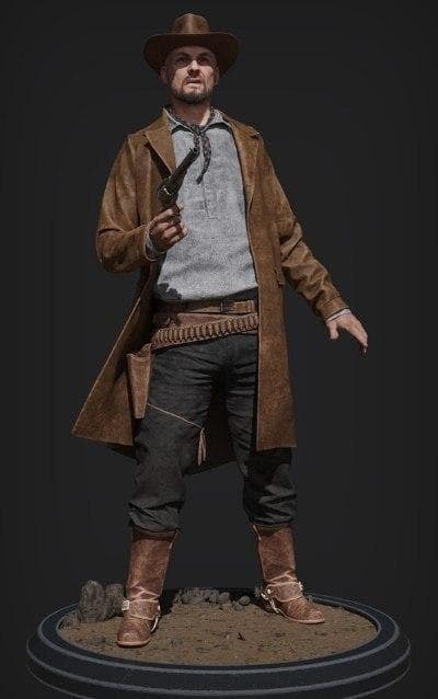 John Wayne 3d printing stl files - 3D PRINT MAKER CLUB