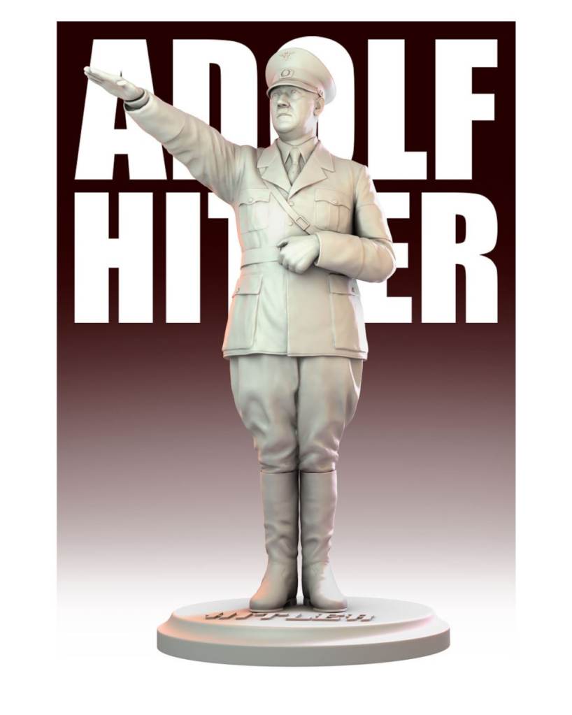 Adolf Hitler 3d print stl files - 3D PRINT MAKER CLUB