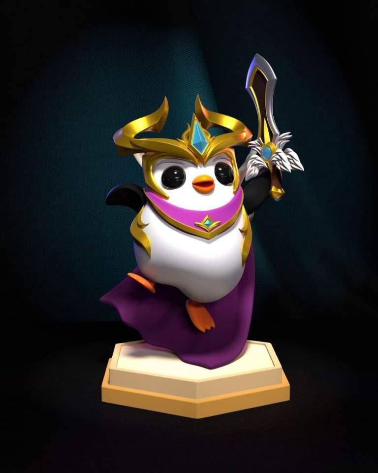 Penguin League of legends 3d printing stl files - 3D PRINT MAKER CLUB