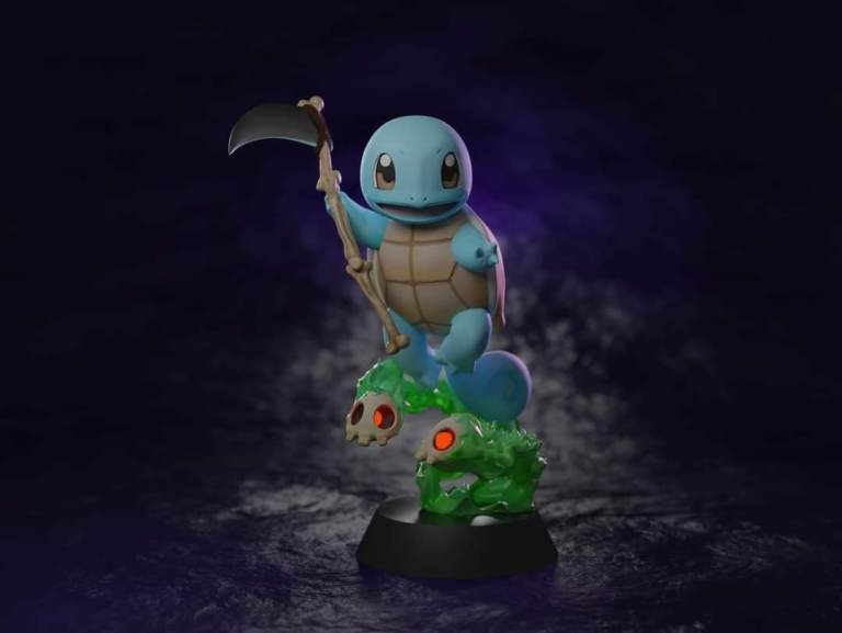 Squirtle 3d print stl files - 3D PRINT MAKER CLUB