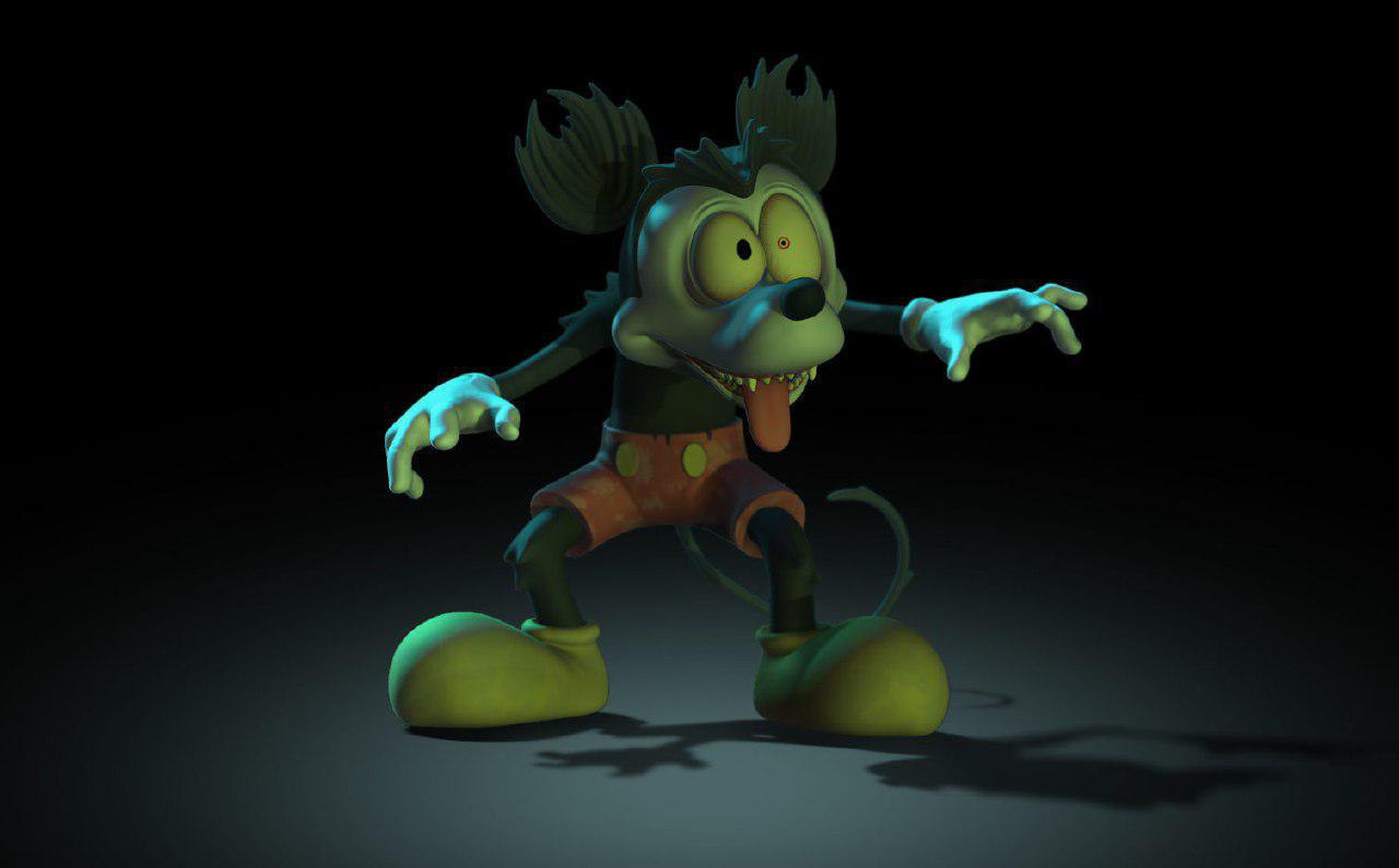 Mickey Zombie 3d printing stl files - 3D PRINT MAKER CLUB