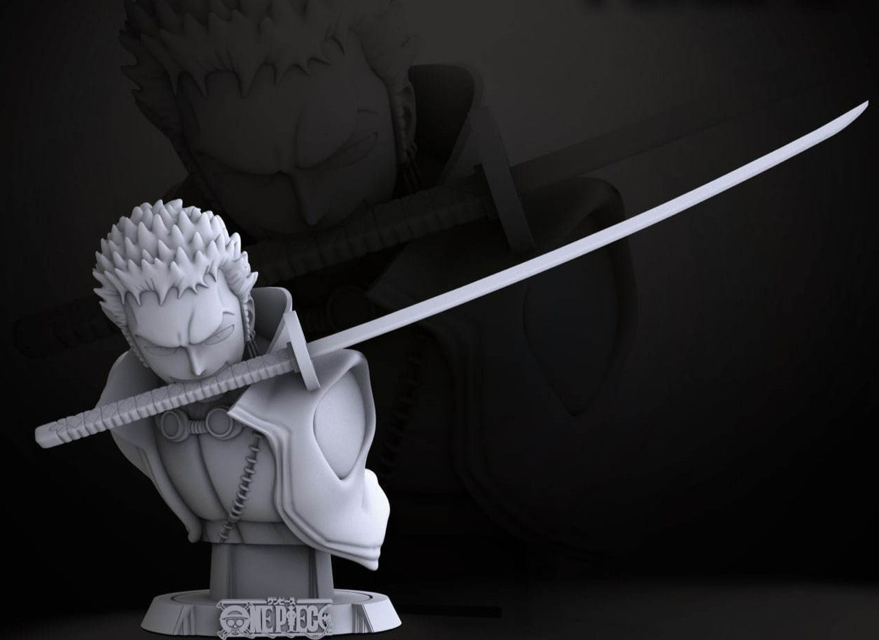 Zoro bust 3d printing stl files - 3D PRINT MAKER CLUB