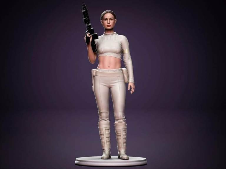 Padme Starwars 3d printing stl files - 3D PRINT MAKER CLUB