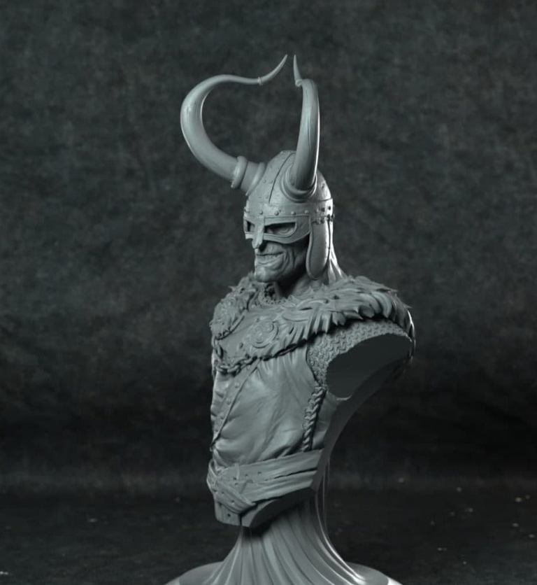 Loki bust 3d printing stl files - 3D PRINT MAKER CLUB