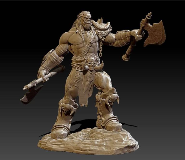 Orcs warrior stl files for 3d printing model - 3D PRINT MAKER CLUB
