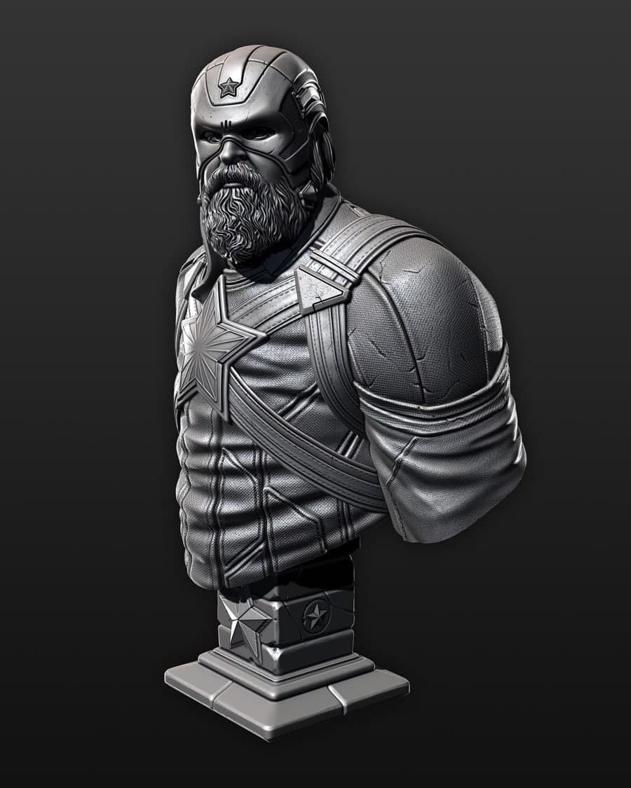 Red Guardian 3d printing stl files - 3D PRINT MAKER CLUB