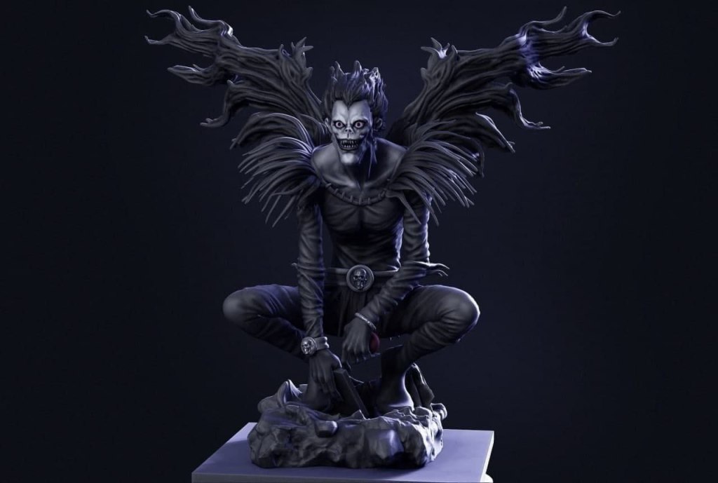 Ryuk - Death note 3d printing stl files - 3D PRINT MAKER CLUB