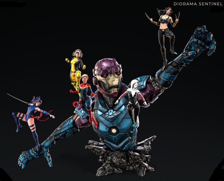 Marvel Female Heroes Pack Stl files for 3d printing models