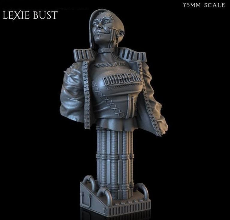 Lexie Bust 3d printing stl files - 3D PRINT MAKER CLUB