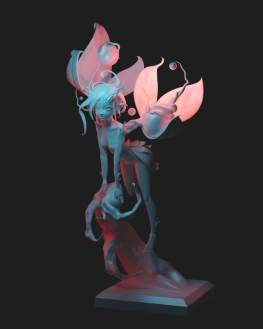 Forest fairy 3d printing stl files - 3D PRINT MAKER CLUB