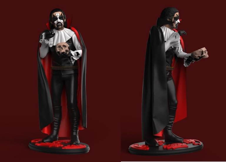 King Diamond stl files for 3d printing model - 3D PRINT MAKER CLUB