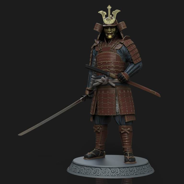 Samurai stl files for 3d printing models - 3D PRINT MAKER CLUB