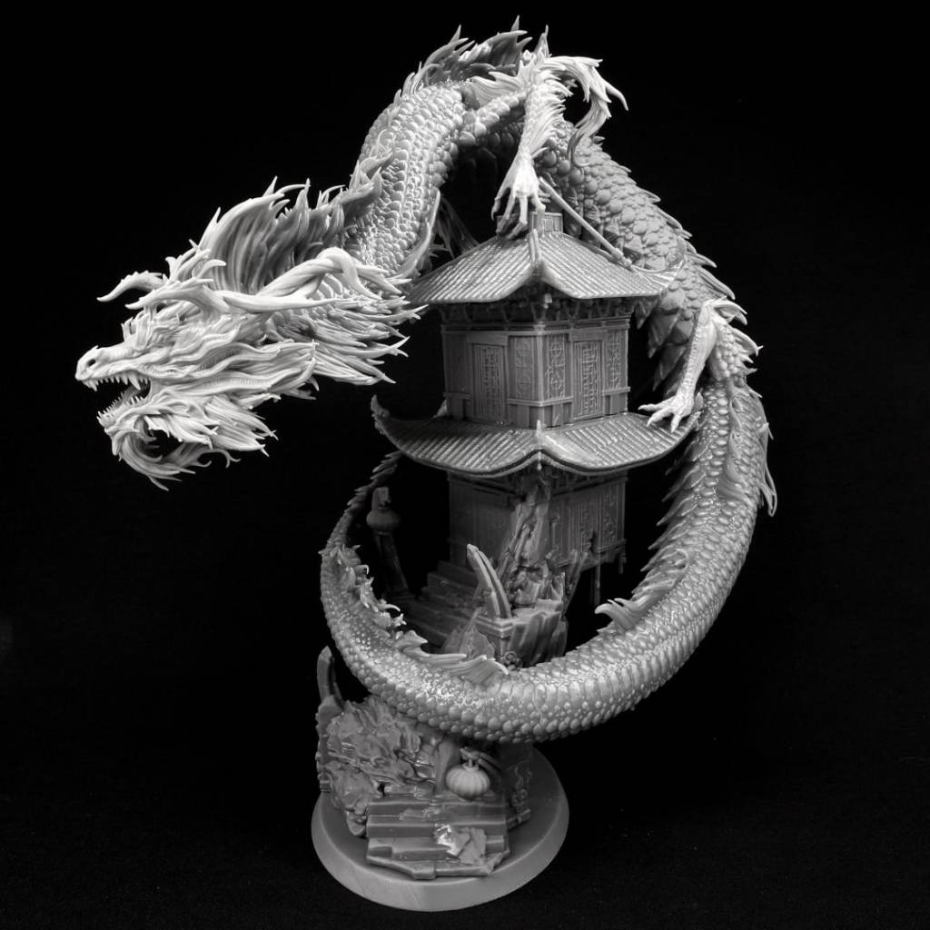Azure dragon stl files for 3d printing - 3D PRINT MAKER CLUB